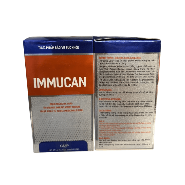 Viên uống Immucan - Hỗ trợ tăng đề kháng (Lọ 90 viên)